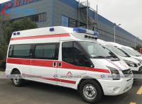 China FORD Mid Roof Negative Pressure Ambulance 5341mm 121hp Emergency Rescue Vehicle for sale