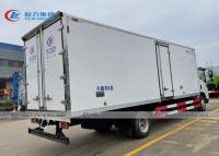 China ISUZU 4x2 6 Wheeler 10 Ton Refrigerator Van Truck with Thermo King 120HP for sale