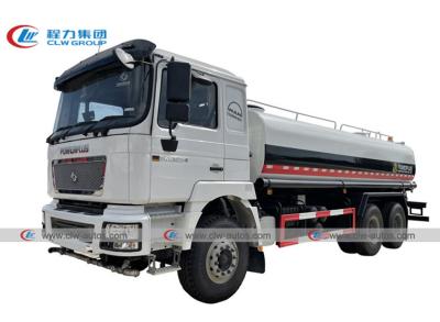 China SHACMAN 6x4 20000L Water Bowser Truck 336HP Water Sprinkler Tanker for sale