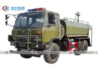 China Dongfeng 6x6 AWD 12000L Water Sprinkler Truck Fire Fighting Tanker 245HP for sale