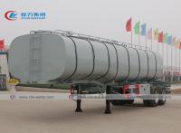 China 2 Axle 30000L Heated Asphalt Tank Trailer with Insulation Layer and Burner for sale