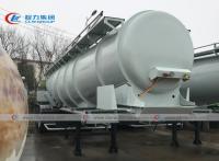 China 3 Axle 21 CBM V Type Concentrated Sulfuric Acid Transport Tank Trailer Q235B for sale