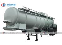 China 3 Axle 21 CBM V Type Concentrated Sulfuric Acid Transport Tank Trailer Q235B for sale