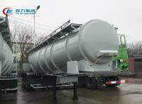 China 3 Axle 21 CBM V Type Concentrated Sulfuric Acid Transport Tank Trailer Q235B for sale