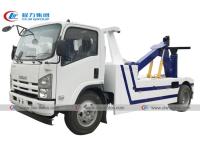 China ISUZU 4x2 100HP 3T Road Recovery Wrecker Tow Truck with 2999cc Engine for sale