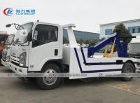China ISUZU 4x2 100HP 3T Road Recovery Wrecker Tow Truck with 2999cc Engine for sale