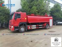 China Sinotruk Howo 4x2 Fire Fighting Truck 15000L Water Tank 60L/s Fire Pump for sale