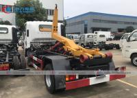 China ISUZU 4x2 3 Ton Roll Off Hook Lift Garbage Truck 3360mm Wheel Base 100hp for sale