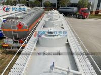 China SGS 3 Axle 40000L Q235 Steel Fuel Tanker Semi Trailer 40CBM for sale