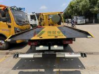 China Foton Aumark Left Hand Drive Underlift Tow Truck 4t 5t 6t Wrecker with Flatbed Platform for sale