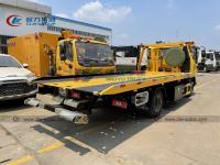 China Foton Aumark Left Hand Drive Underlift Tow Truck 4t 5t 6t Wrecker with Flatbed Platform for sale