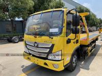 China Foton Aumark Left Hand Drive Underlift Tow Truck 4t 5t 6t Wrecker with Flatbed Platform for sale