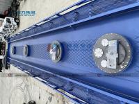 China 3 Axles 40000 Liter Q235 Carbon Steel Crude Oil Tank Semi Trailer with ABS and Air Suspension for sale