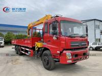 China Dongfeng 6x4 10t 12t 16t Truck Mounted Hydraulic Crane Straight Arm 12m Lifting Height for sale