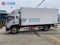 China Foton 10 Ton Seafood Transport Refrigerator Box Truck 5150x2080x2000mm Cargo Box for sale