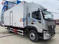 China Foton 10 Ton Seafood Transport Refrigerator Box Truck 5150x2080x2000mm Cargo Box for sale