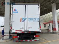 China Foton 10 Ton Seafood Transport Refrigerator Box Truck 5150x2080x2000mm Cargo Box for sale