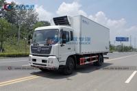 China Dongfeng 6.5m 7.8m Freezer Box Truck Refrigerated Van for Food Transport 180HP for sale