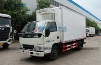 China JMC 5 Ton Small Refrigerator Truck 115HP for Fresh Fish Transport for sale