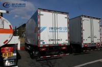 China Foton 4x2 8-10 Ton Fresh Food Refrigerator Van Truck 45 Cubic Meter for sale