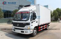China Foton 2t 3t 4t Refrigerated Box Truck for Ice Cream Transport 130HP for sale