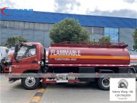 China Foton Aumark 4x2 8000L Fuel Tank Truck with Cummins 156 HP Engine for sale