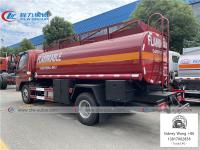 China Foton Aumark 4x2 8000L Fuel Tank Truck with Cummins 156 HP Engine for sale