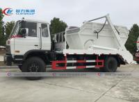 China Dongfeng 4x2 8m3 Skip Loader Swing Arm Garbage Truck Euro 3 170hp for sale