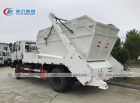 China Dongfeng 4x2 8m3 Skip Loader Swing Arm Garbage Truck Euro 3 170hp for sale