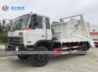 China Dongfeng 4x2 8m3 Skip Loader Swing Arm Garbage Truck Euro 3 170hp for sale