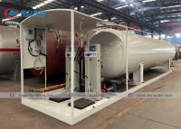 China 25000L 12.5MT Explosion Proof LPG Cylinder Refilling Plant Skid Station for sale