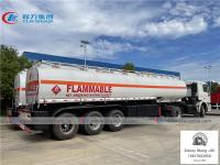 China 3 Axle 46000L Carbon Steel Fuel Tanker Semi Trailer 35T 40T Diesel Transport for sale