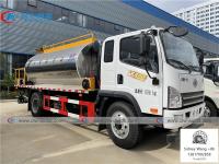 China FAW 4x2 Left Hand Drive 10000 Liters Asphalt Distributor Truck Bitumen Spreader for sale
