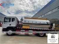 China Dongfeng D9 Duolicar 10000L Asphalt Distributor Bitumen Spreader Truck 4x2 for sale