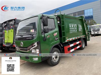 China Dongfeng Duolicar 4x2 8000 Liters Garbage Compactor Truck Waste Removal for sale
