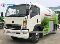 China Sinotruk HOWO 160HP 15000L RHD LPG Bobtail Tanker Truck for Gas Dispensing for sale