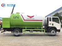 China Sinotruk HOWO 160HP 15000L RHD LPG Bobtail Tanker Truck for Gas Dispensing for sale
