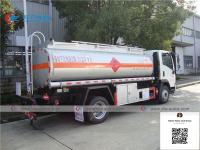 China SINOTRUK HOWO 4x2 8000 Liters Gasoline Tank Truck with Dispenser 120HP for sale