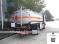 China SINOTRUK HOWO 4x2 8000 Liters Gasoline Tank Truck with Dispenser 120HP for sale