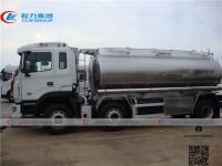 China JAC 6x2 20000 Liters Stainless Steel Fuel Tanker Truck for Diesel Gasoline Transport for sale