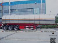 China 3 Axle 46CBM Aluminum Alloy Asphalt Bitumen Tanker Semi Trailer 46000L for sale