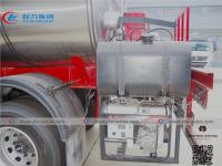 China 3 Axle 46CBM Aluminum Alloy Asphalt Bitumen Tanker Semi Trailer 46000L for sale