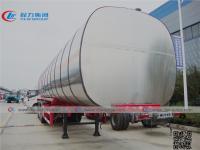 China 3 Axle 46CBM Aluminum Alloy Asphalt Bitumen Tanker Semi Trailer 46000L for sale