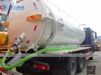 China SINOTRUK HOWO 6x4 371HP 15000L Vacuum Sewer Truck Sewage Suction Tanker for sale