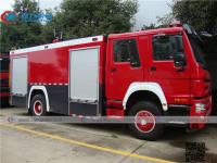 China Sinotruk Howo 4x2 5cbm 5000L Water Tank Fire Fighting Truck with CB10/60 Pump for sale