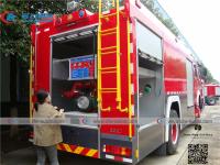 China Sinotruk Howo 4x2 5cbm 5000L Water Tank Fire Fighting Truck with CB10/60 Pump for sale