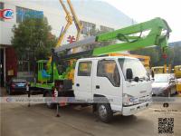 China ISUZU 4x2 16m Truck Mounted Aerial Work Platform Folded Arm 200kg Bucket for sale