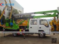 China ISUZU 4x2 16m Truck Mounted Aerial Work Platform Folded Arm 200kg Bucket for sale