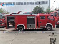 China Dongfeng 4x2 4000L Water Tank Fire Pumper Truck 124HP Diesel Fire Engine for sale