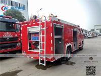 China Dongfeng 4x2 4000L Water Tank Fire Pumper Truck 124HP Diesel Fire Engine for sale